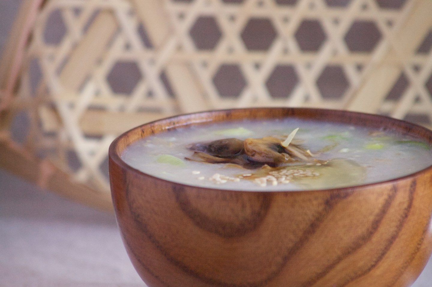 Nourishing Zhou Rice Porridge – green tea over rice