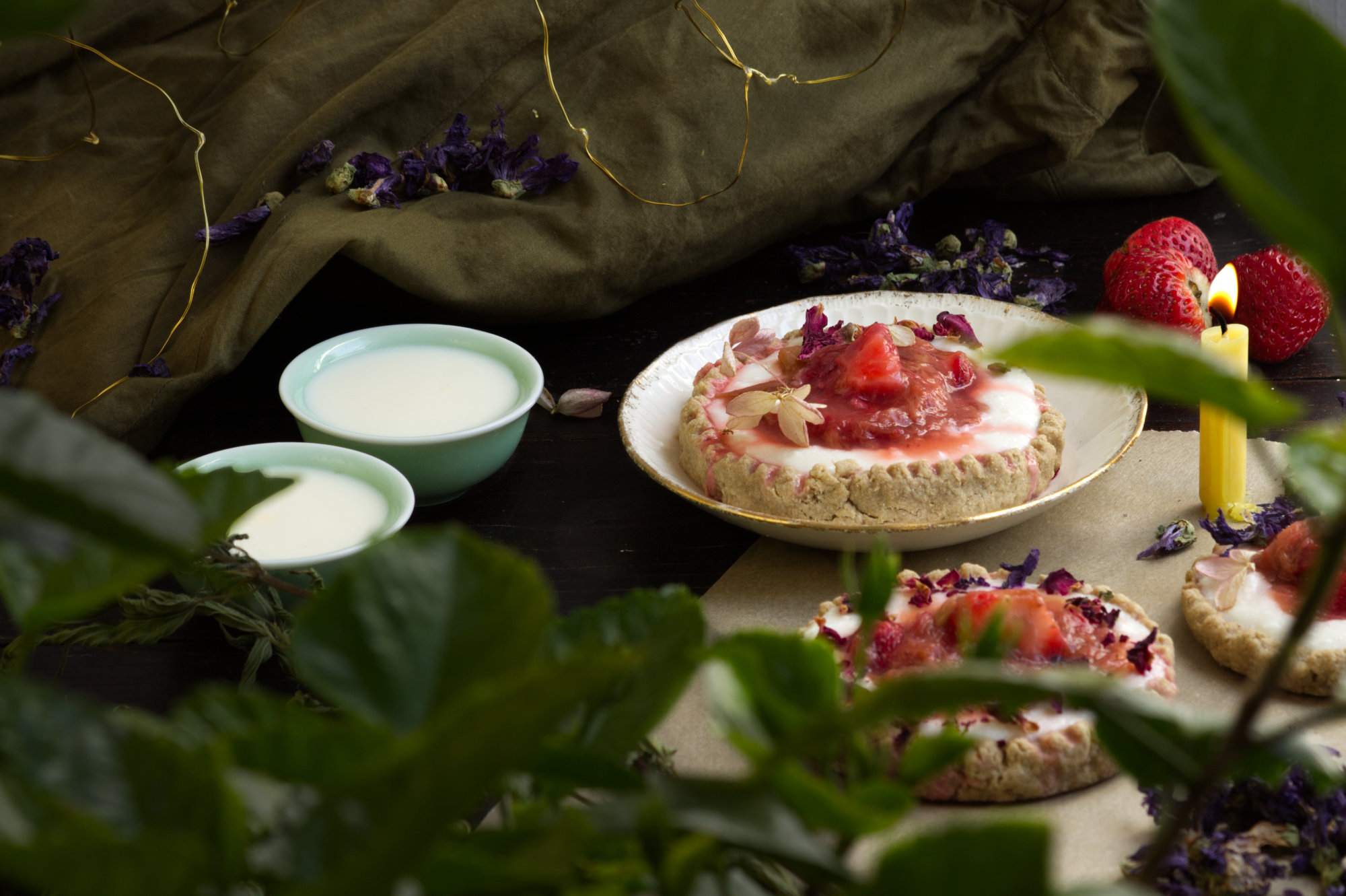 A Solstice Celebration for the Fae – green tea over rice